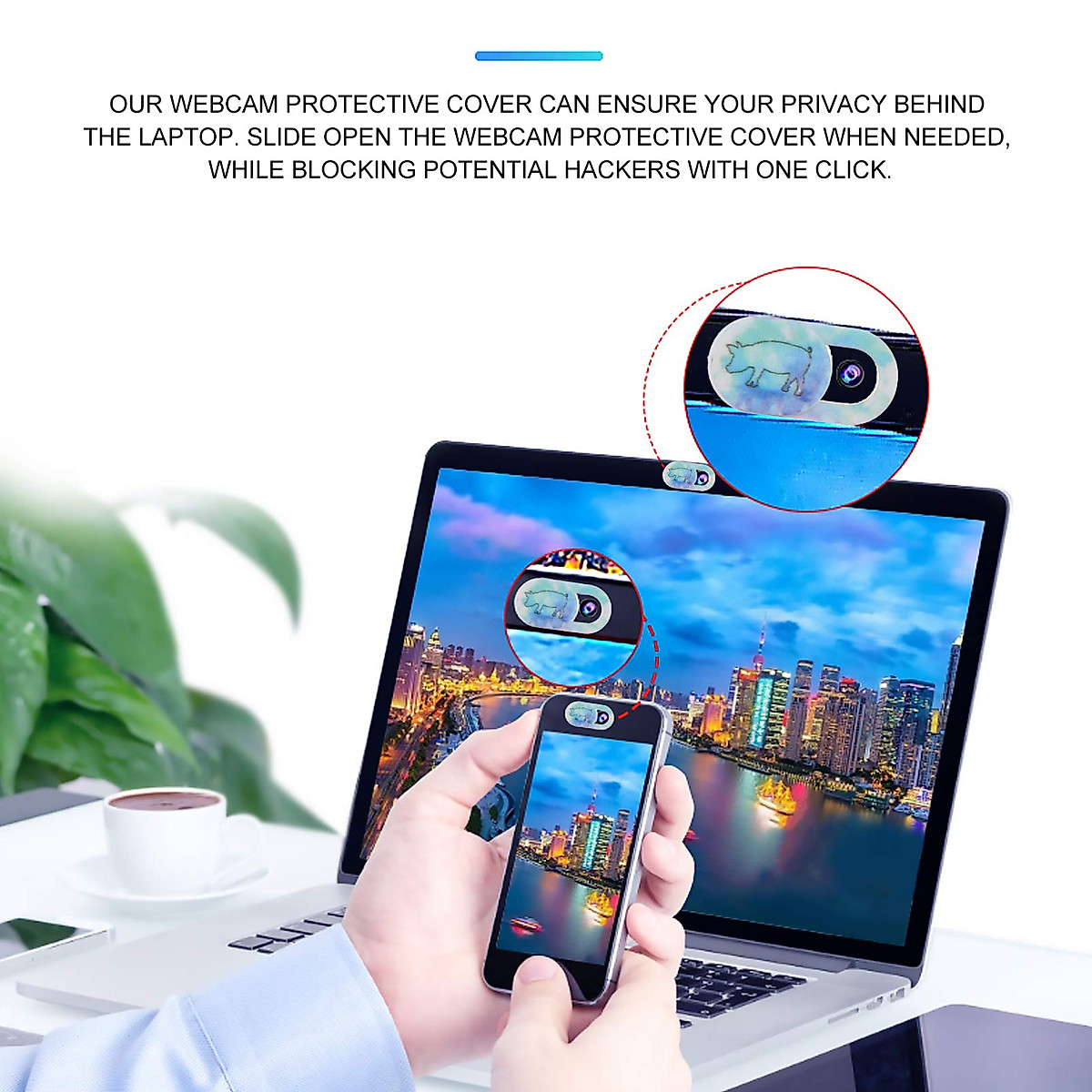 Beaupretty 12pcs Cover Webcam Cover Webcam Lens Cover Laptop Webcam Slider Privacy Cover Slide