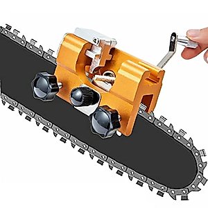 JINYI Chainsaw Chain Sharpening Jig,Chainsaw Sharpener Kit,Chainsaw Chain Sharpener is Designed to Sharpen Your Chainsaw,Suitable for All Kinds of Chain Saws、Lumberjack and Garden Worker