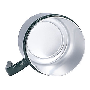 Coffee Mug Warmer and Cooler, 2 in 1 Beverag Fast Cooling Heating Coffee Mug Electric Drink Cooler Warmer Cup with Curved Handle Nonslip Pads, Coffee Cup Warmer for Coffee Milk Tea (Green)