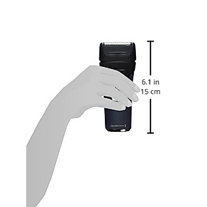 Remington PF7300 F3 Comfort Series Foil Shaver, Mens Electric Razor, Electric Shaver Black/Blue