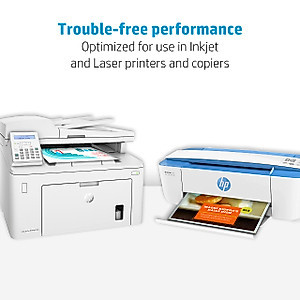 HP Printer Paper | 8.5 x 11 Paper | Premium 24 lb | 1 Ream - 500 Sheets | 100 Bright | Made in USA - FSC Certified | 112400R