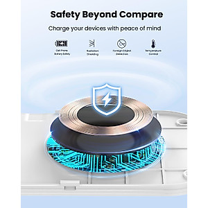 2 in 1 Wireless Charging Pad - 10W Max Wireless Charger for Apple iPhone 15/14/14 Plus/14 Pro Max/13/12/Mini/11/SE/X/8, Airpods 3/2/Pro, Wireless Phone Charger for Samsung S22/S21, Dual Charging Pad