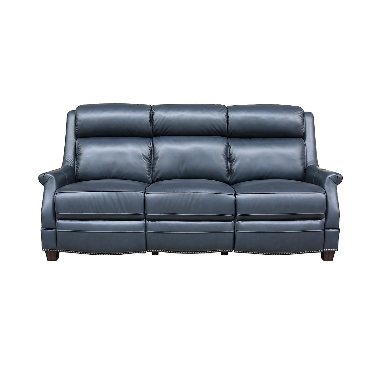 Barcalounger Warrendale Power Reclining Sofa w/Power Head Rests, Shoreham Blue