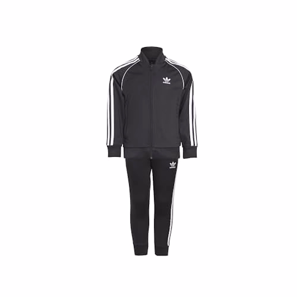 adidas Originals unisex-child Adicolor Superstar Tracksuit Black/White 4T