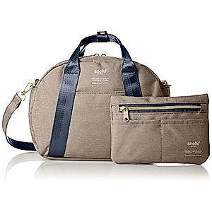 anello(アネロ) Mini Boston Shoulder Bag, Biege