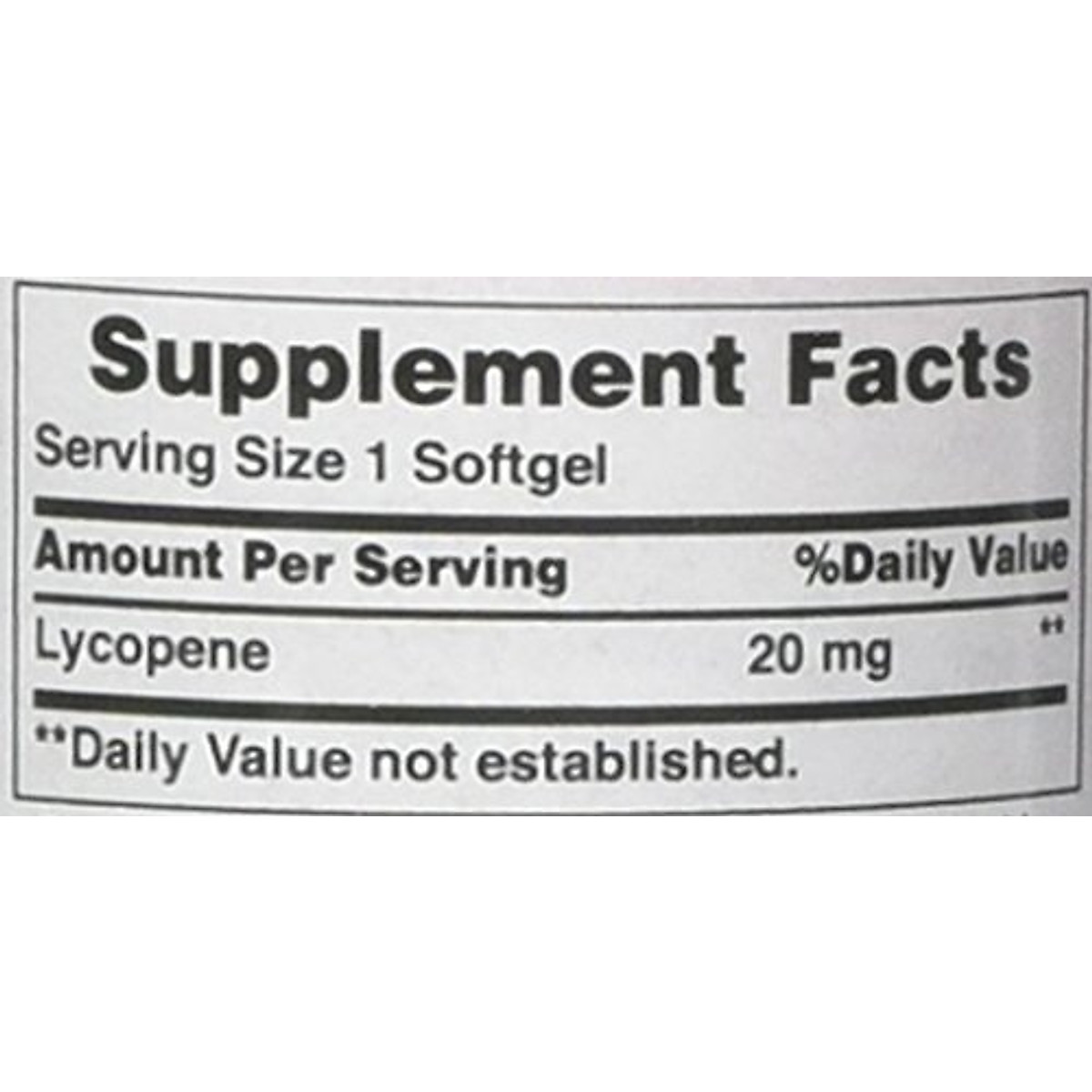 Lycopene Softgel 20 Mg, Promotes Prostate and Heart Health, 60 Count by Puritan's Pride