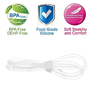 Replacement Tubing for Spectra S2 S1 9 Plus Avent Electric, BPA Free Replace Spectra Tubing Avent Tubing Motif Tubing lansinoh Tubing Ameda Tubing Made by Begical(Not Original Spectra S2 Accessories)