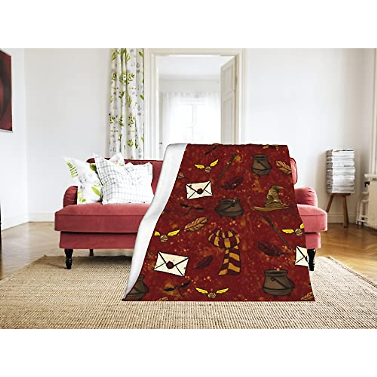 Soft Blanket Throw Blanket Home Decor Warm Blanket Sofa Cute Blanket for Bedroom Camping Travel 60"x50"