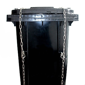 NEMCUHE Garbage Can Security Strap, Drilling Required, Keep Lid Closed