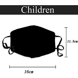 Walsent 5PCS Children Kids Cute Print Outdoor Protective Washable and Reusable Face Bandanas Stay Safe Face Mouth Bandanas, Christmas Decorations