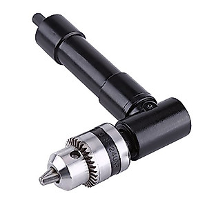 Aluminum Head Right Angle Bend Extension Chuck 90 Degree Drill Attachment Adapter 8mm Hex Shank Power Electric Drill Tool