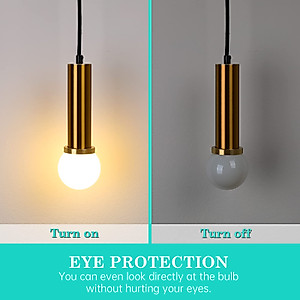 AMDTU G80/G25 Globe LED Light Bulbs 100 Watt Equivalent 1500 Lumens, 3000K Soft White Vintage LED Edison Bulb Non-dimmable 13W, Porcelain Glass E26 Standard Base 100W Retro LED Bulb, 4 Pack