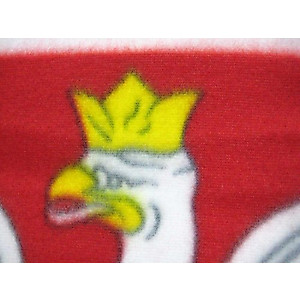 AvidFlag Polish White Eagle Fleece Throw Blanket Poland Coat of Arms