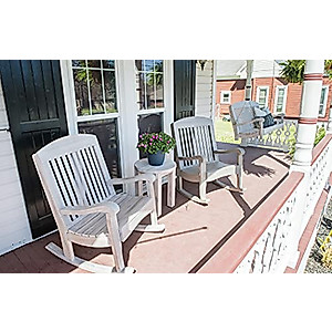 Rockerman 5in Outdoor Porch Swing (Dark Walnut) 29H*72W*28 D inch