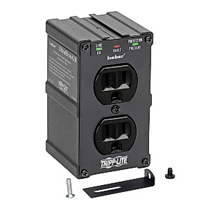 Tripp Lite Isobar Surge Protector Power Strip, Lifetime Limited Warranty Black