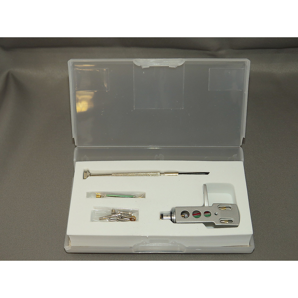 Turntable Headshell OFC Phono Cartridge Leads Mounting Hardware Kit Silver Technics