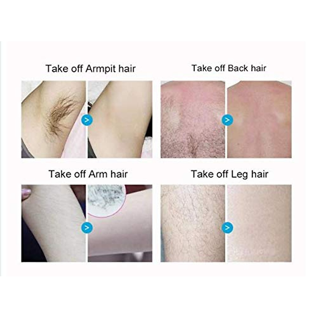 DUOMEIYA Hair Removal Cream for Women & Men, Gentle and Non-Irritating Hair Remover, Suitable for Armpits, Bikini Line, Legs and Limbs, 3.53fl oz/100G