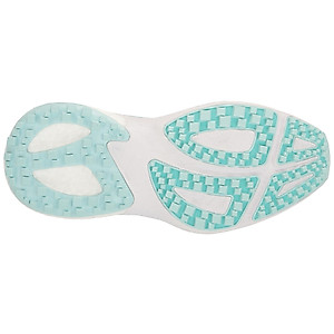 adidas Women's Solarmotion Spikeless BOA Golf Shoes, Footwear White/Silver Metallic/Semi Flash Aqua, 9.5