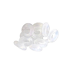 Sexy Sparkles 20 Clear Silicone Stopper Bead Spacer Charm or Clip Over For Snake Chain Charm Bracelet