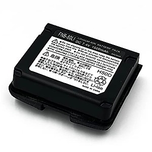 Youmei 1500mAh Li-ion Battery Pack Replacement for FNB-80LI Compatible with Yaesu VX-5R VX-6R VX-7R Standard Horizon HX460 HX470 Two-Way Radios