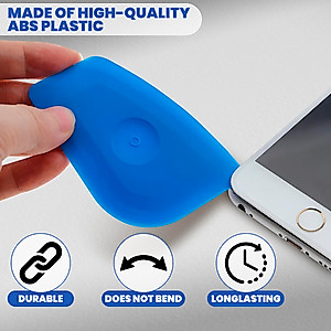 4Pcs Multi Tool Car Sticker Removal Tool - Plastic Window Sticker Remover for Cars Hard Plastic Blade Scrapers for Cleaning Tool - Household Supplies Plastic Sticker Tool Sticker Scraper for Cleaning