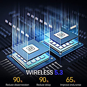 Kimystam Bone Conduction Headphones Wireless B5.3 Open Ear Headphones,Supporting 32G TF Card, Waterproof Earphones, Headset with Mic and MP3 Player, for Running, Cycling, Driving, Sports, and Fitness