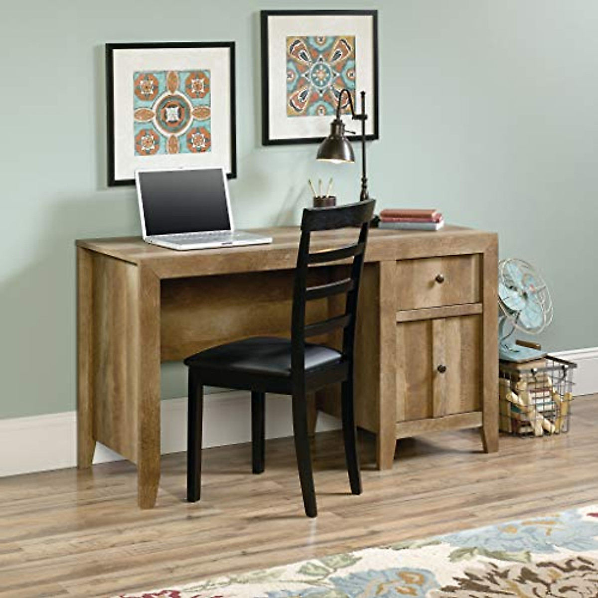 Sauder Dakota Pass Desk, Craftsman Oak finish