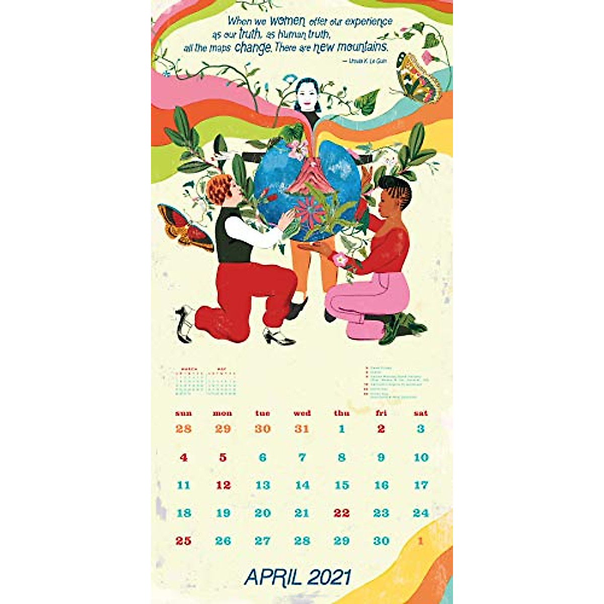 The Future Is Female Wall Calendar 2021: A Year of Art and Activism