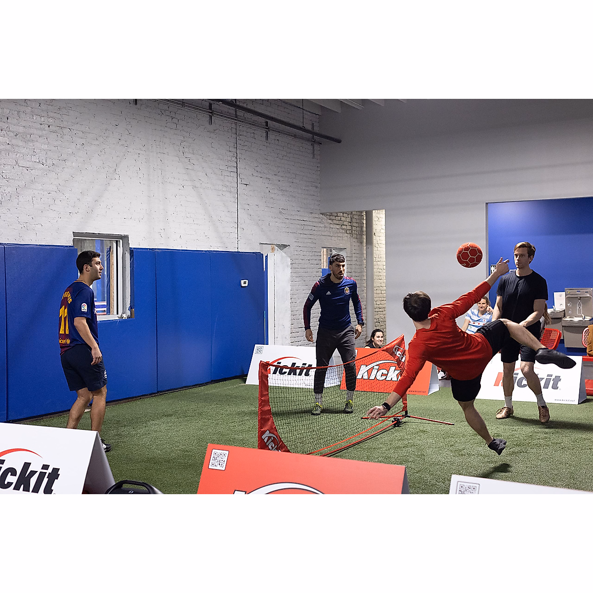 Kickit Soccer Tennis Ball | The Official Soft Soccer Ball of Soccer Tennis, Soccer Training, Freestyle Soccer and Juggling | Size 5 (Red Ball)