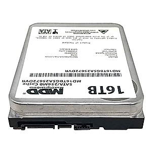 MDD 16TB 7200RPM 256MB Cache SATA 6.0Gb/s 3.5inch Internal Hard Drive for Surveillance Storage (MD16TGSA25672DVR) - 3 Years Warranty (Renewed)