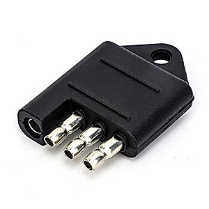 TIROL 4 Pin Trailer Tester Connector Trailer Wiring Tester 4-Pin Straight Trailer Light Wire Circuit Tester Car Accessories
