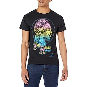Liquid Blue Unisex-Adult Standard Jimi Hendrix Little Wing Experience, Black, XX-Large