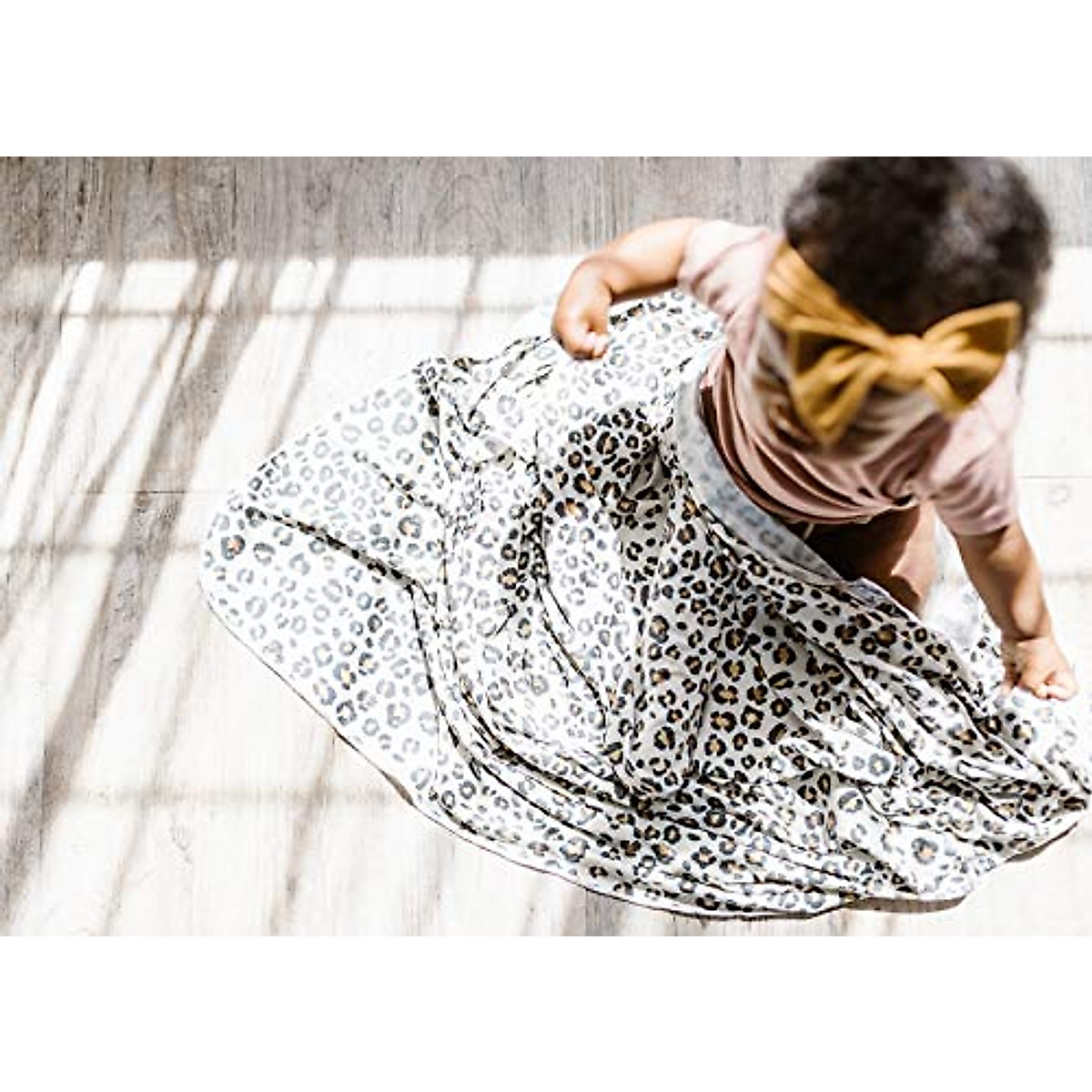 Copper Pearl Large Premium Knit Baby Swaddle Receiving Blanket Zara