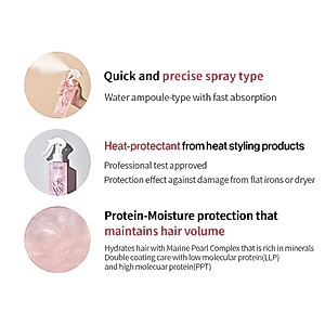 GROWUS Damage Therapy No-Wash Treatment EX - Concentrated High Shine, Heat Protectant, Moisturizing, Cuticle Repair, Free from Paraben and Surfate, Leave-In Type for Damaged Hair (8.45 Fl Oz / 250ml)