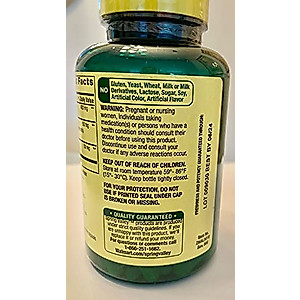 Spring Valley Turmeric Curcumin 500mg with Ginger Powder, General Wellness, 180 Capsules