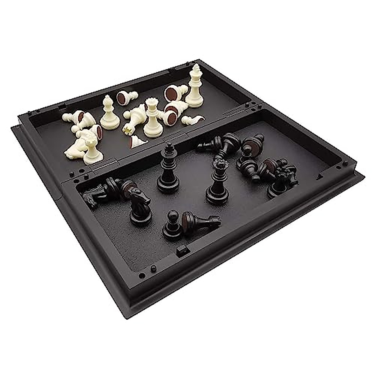 ZeJlo Mini Chess Set, 6.5" Portable Folding Chess Board Magnetic Travel Chess Set for Kids and Adults
