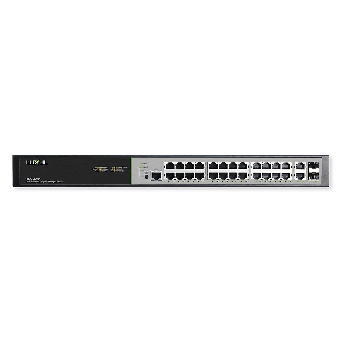 LUXUL 26-Port/24-Poe+ Managed Switch