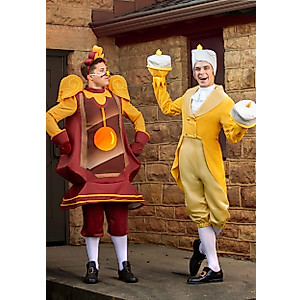 Fun Costumes Disneys Beauty and the Beast Lumiere Costume for Men, Be Our Guest Candlestick Charmer Outfit Medium