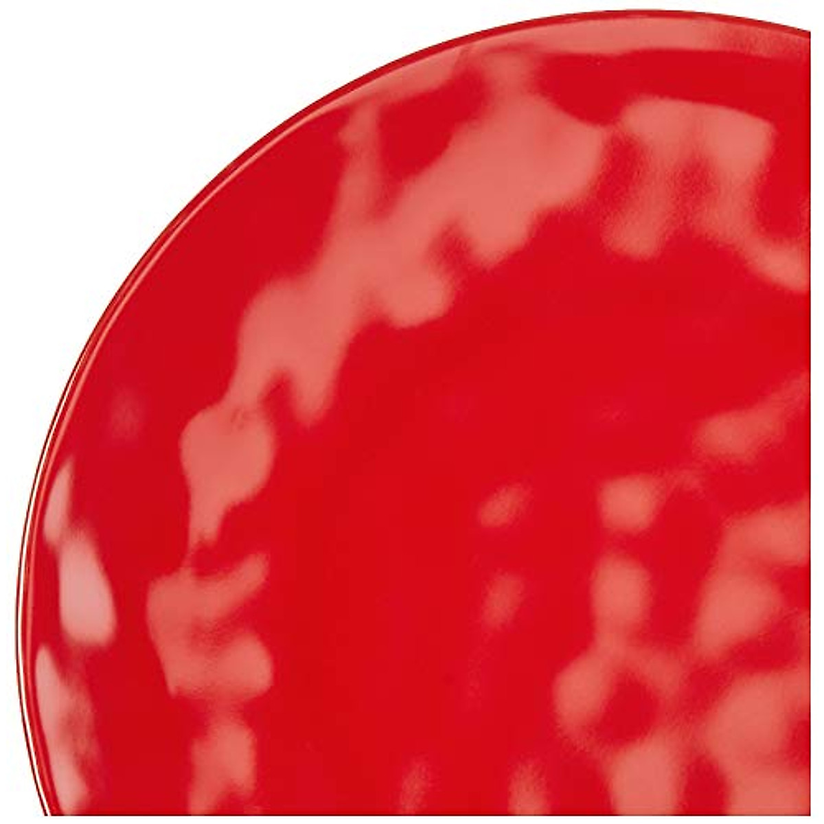 Certified International Melamine 12 pc Dinnerware Set, Service for 4, Red