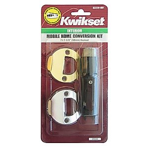 Kwikset 12003 CP PL 7/8RF 3/26 CNV KIT Mobile Home Interior Lock Conversion Kit