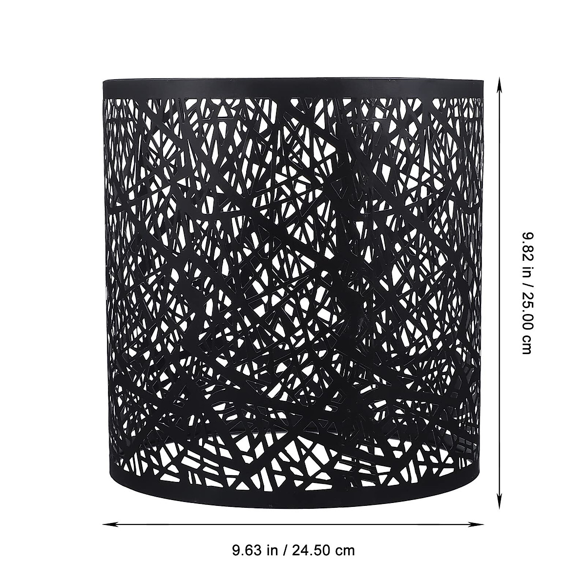 Wrought Iron Hollow Lampshade Black Lampshades Lamp Shade Large Lamp Shade Replacement Table Lampshade Metal Lampshade Floor Lampshade Table Lamp Shades Lampshades for Table Lamp