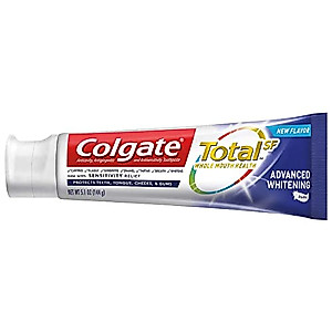 Colgate Total SF Advanced Whitening Toothpaste 6.4 oz, 5-pack