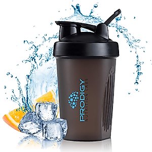 Prodigy Nutrition Labs Premium Shaker Bottle Perfect for Workout Supplements, Protein powder, Sports drinks, BPA Free, Portable Bottle for Fitness Enthusiasts Athletes -14 Ounce