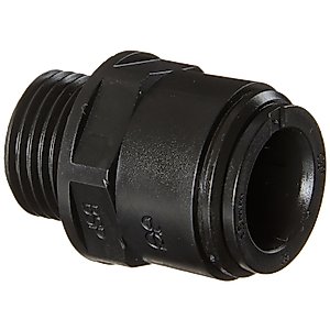 John Guest PM011514E Male Connector, 15 mm x 1/2" BSPP (Pack of 10)