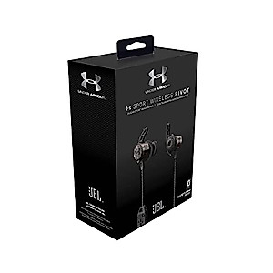 Under Armour Adult Sport Wireless React , Charcoal (019)/Black , One Size Fits All