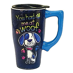 Spoontiques You Had Me at Woof Ceramic Travel Mug