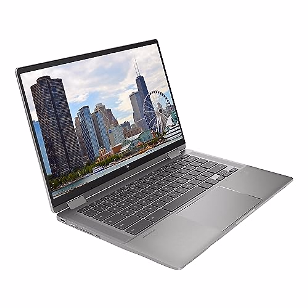 HP 2023 Convertible 2-in-1 Chromebook, 14" FHD IPS Touchscreen, Intel 11th i3 Processor Up to 4.0GHz, 8GB Ram, 128GB SSD, Fingerprint Reader, Super-Fast 6th Gen WiFi, Chrome OS, Dale Gray(Renewed)