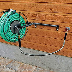 SteelFlex Leader Hose for Garden Hose Reel - 3/4” Braided Stainless Steel Outdoor Short Water Hose - Flexible, No Kinks, Tangles - Withstands Extreme Pressure, Weather, Temperature - 5 Foot Length