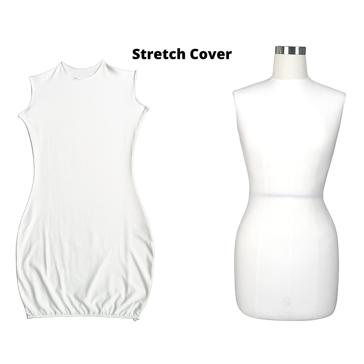 Pro Modular Dress Form Padding Plus Size Kit (24 Pieces) – Adjustable Body Form Padding Set for Sewing and Mannequin – Adult Female Dress Padding – Dress Making and Tailoring Accessories