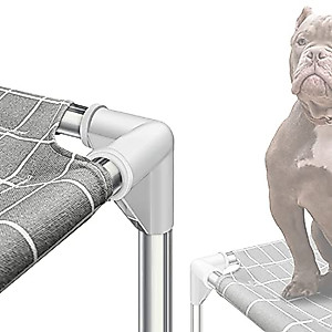 Tensorsine ® Elevated Pet Bed Dog Cot- Pet Bed for Small Dogs | Raised Dog Bed for Indoor and Outdoor Use for Small Pets